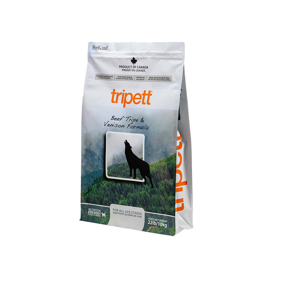Tripett Dry - Beef Tripe & Venison Formula